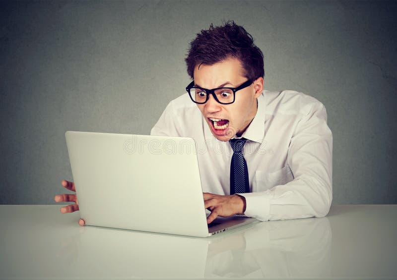 23,028 Man Angry Computer Stock Photos - Free & Royalty-Free Stock ...