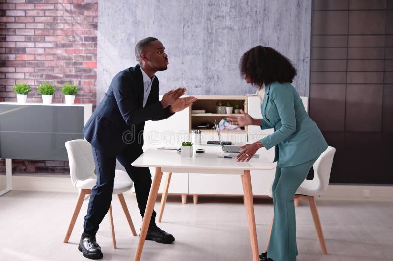 Angry Business People Shouting Stock Image - Image of arguing, boss ...