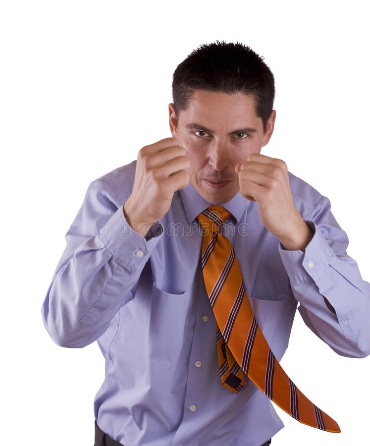 Angry businessman stock photo. Image of angry, white - 12500440