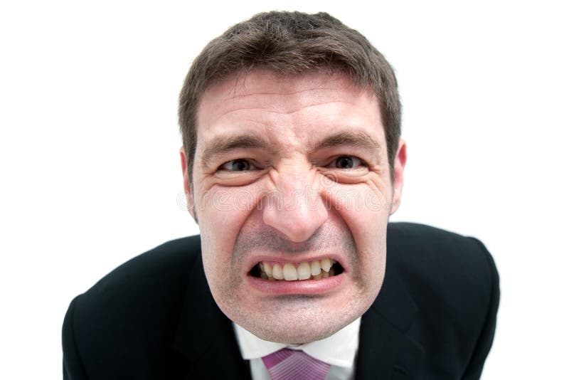 Angry Businessman stock image. Image of angry, rage, isolated - 13234985