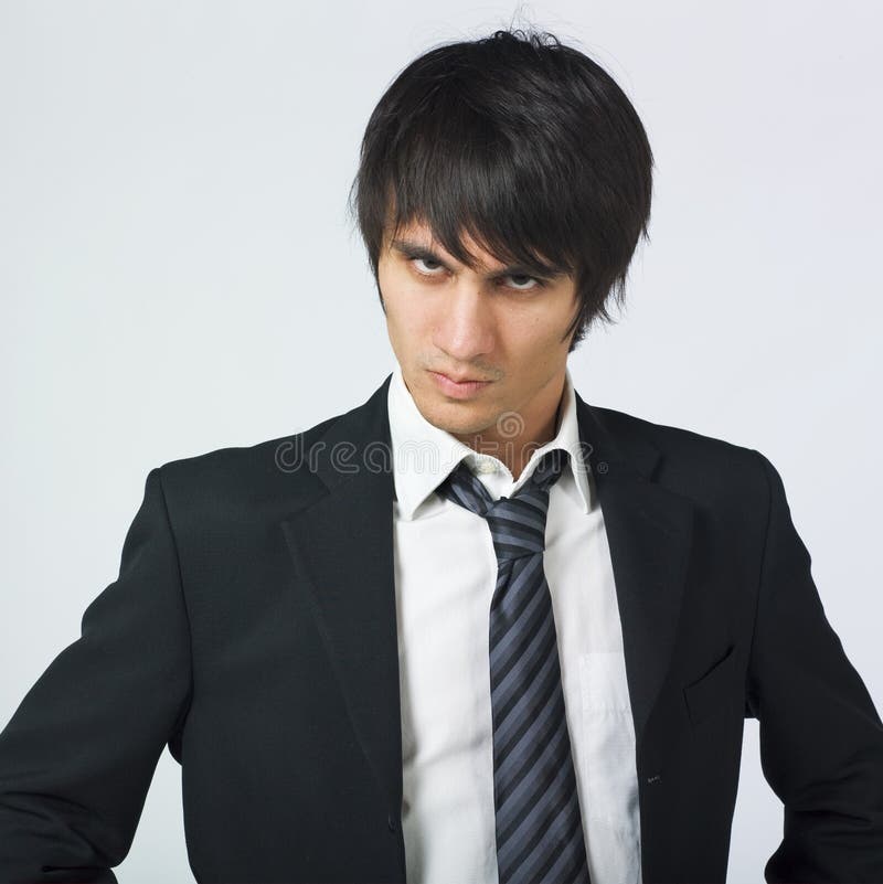 Angry businessman stock photo. Image of face, worried - 7219924