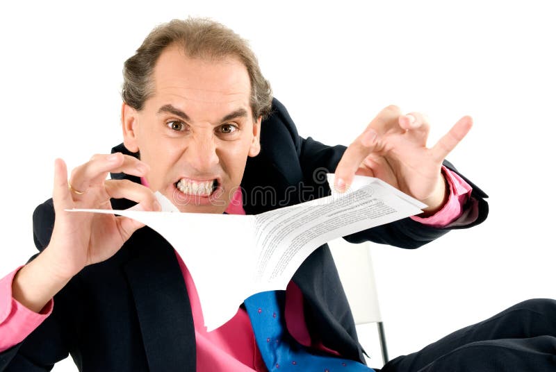 179 Angry Man Breaking Paper Stock Photos - Free & Royalty-Free Stock ...