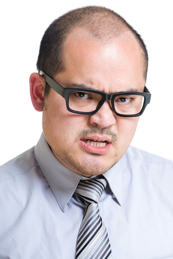Angry businessman stock image. Image of looking, middle - 41237427