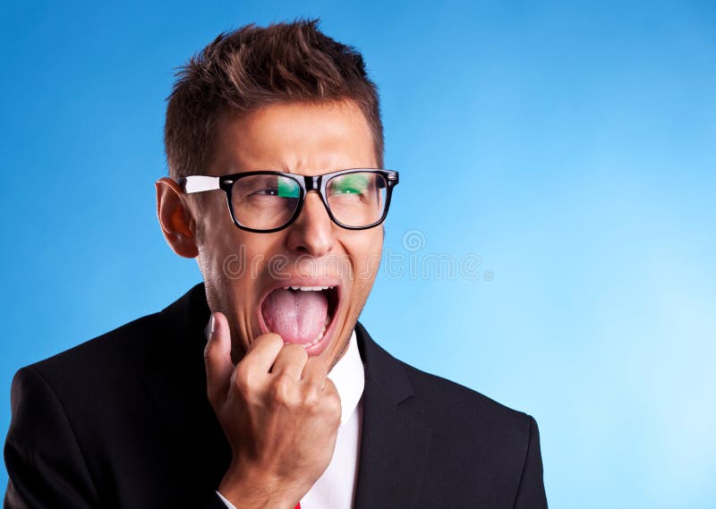 Businessman Shouting - Free Photo from StockFreeImages