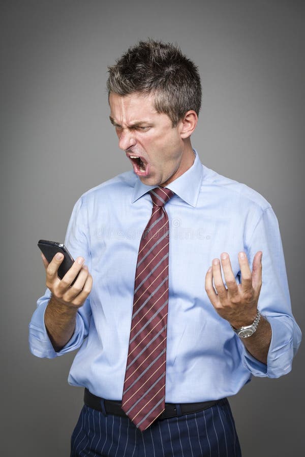 Angry businessman stock photo. Image of furious, emotions - 33144524
