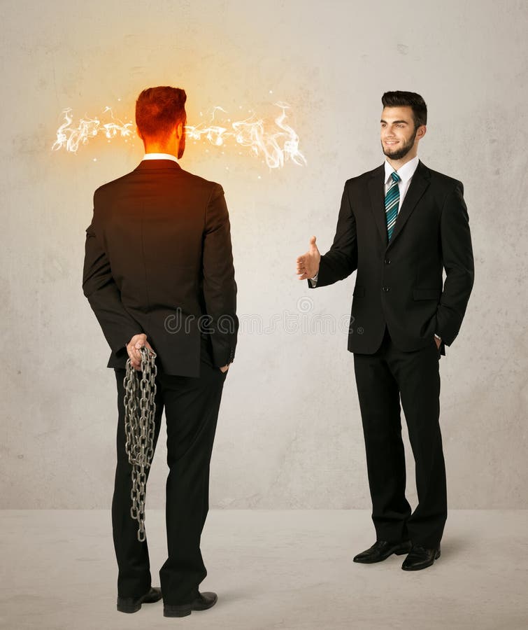 Angry Businessman with Weapon Stock Photo - Image of people, illegal ...