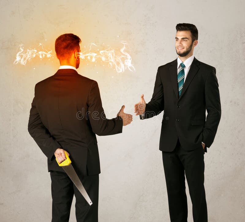 Angry Businessman with Weapon Stock Photo - Image of agreement, holding ...