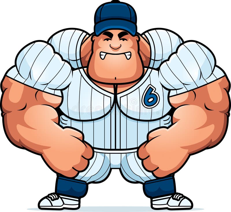 Angry Cartoon Baseball Player Stock Vector - Illustration of ...