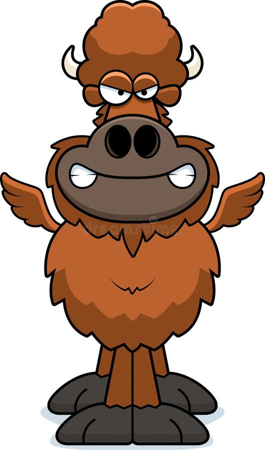 Angry Buffalo stock vector. Illustration of angry, pointing - 11082059
