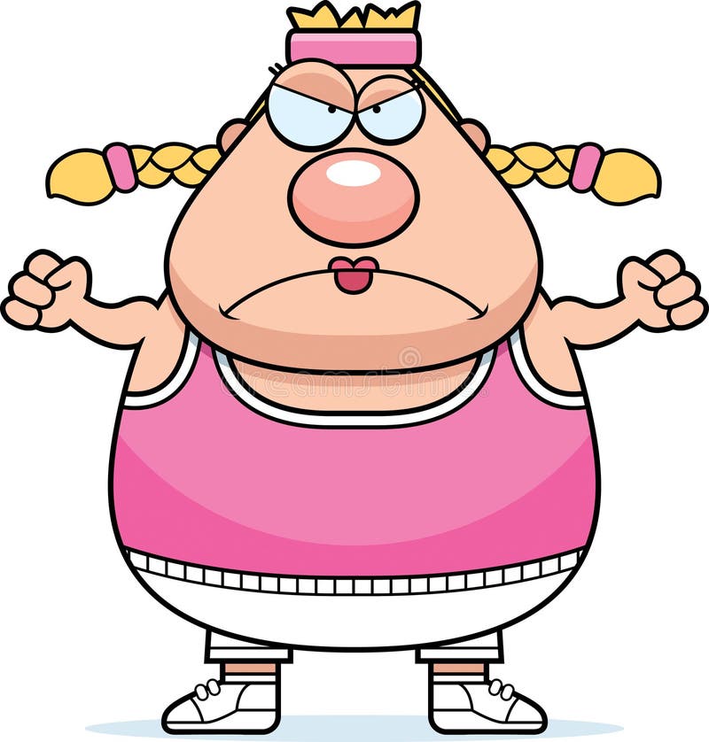 Angry Cartoon Exercise stock vector. Illustration of person - 47448292