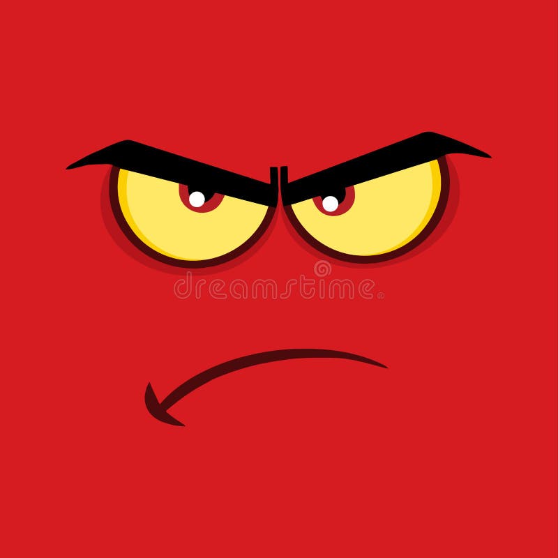 Angry Cartoon Eyes stock vector. Illustration of emotion - 21165745
