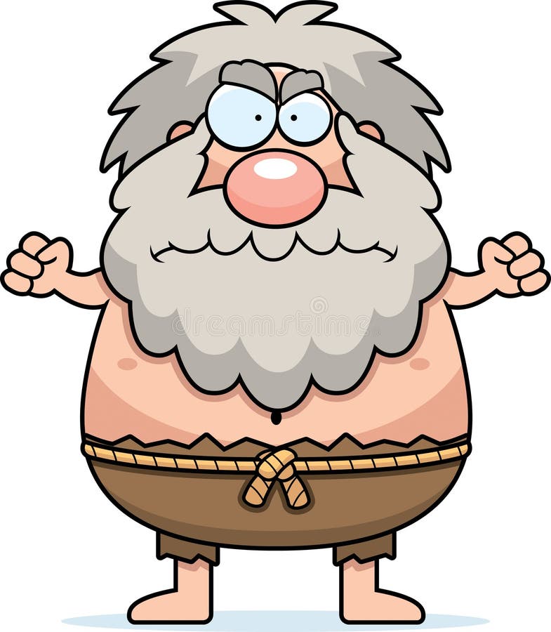 Angry Cartoon Moses stock vector. Illustration of bible - 51422143