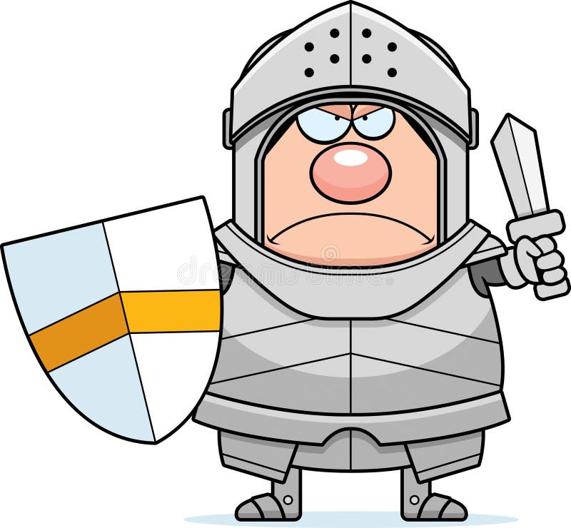 Scared Cartoon King stock vector. Illustration of armor - 47714392