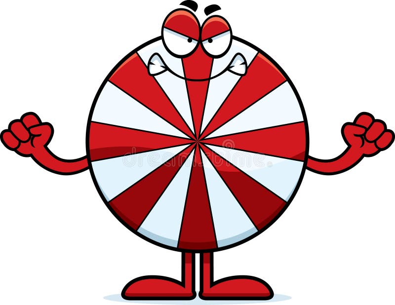 Angry Cartoon Peppermint stock vector. Illustration of mint - 47334519