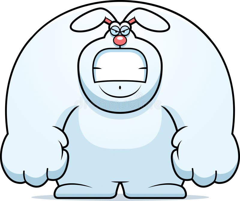 Angry Cartoon Rabbit stock vector. Illustration of bunny - 47475181