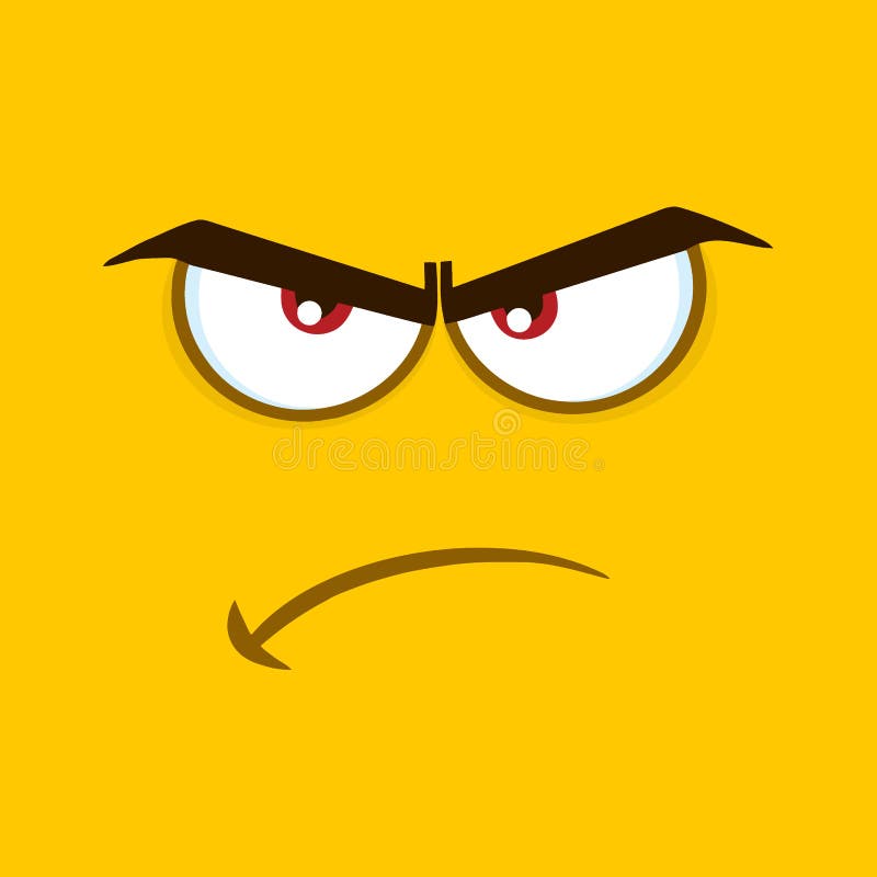 Angry Cartoon Eyes stock vector. Illustration of emotion - 21165745