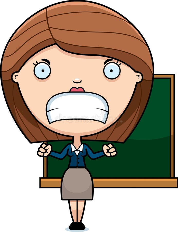 Mad Teacher Illustrations Royaltyfree Vector Graphics Clip Art Istock