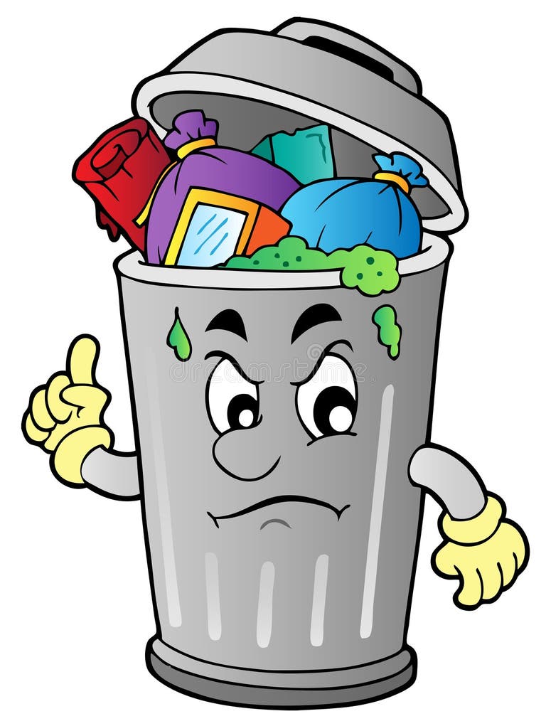 Cartoon Trash Can Stock Illustrations – 9,796 Cartoon Trash Can Stock ...