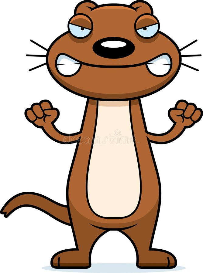 Angry Weasel stock vector. Illustration of weasel, cartoon - 8913834