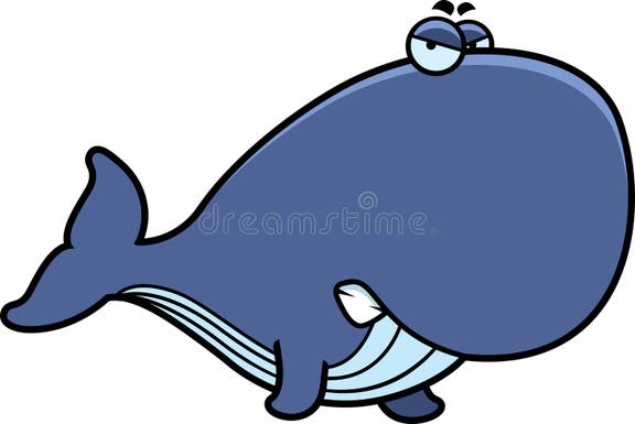 Angry Cartoon Whale stock vector. Illustration of cartoon - 47413163