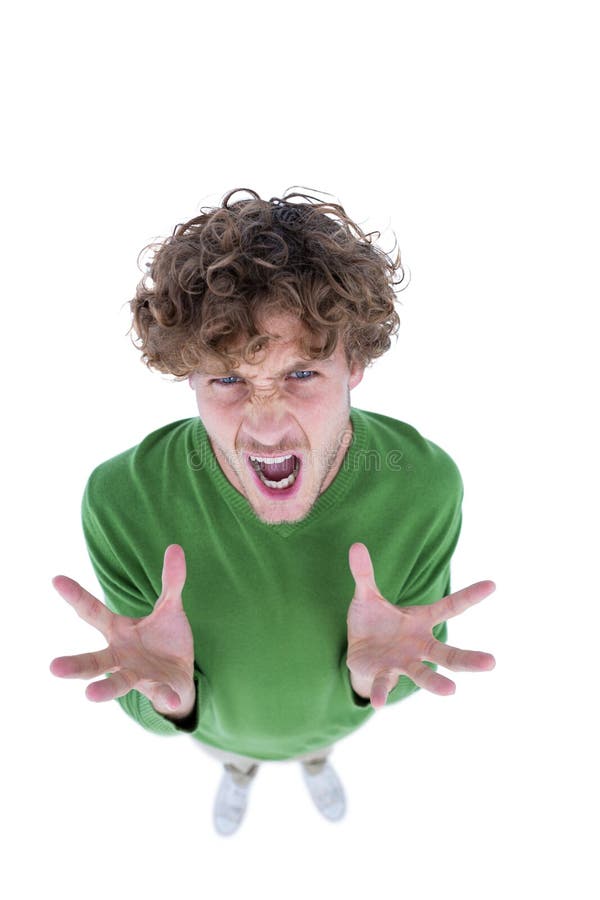 Angry Man Looking at Camera Stock Image - Image of irritated ...