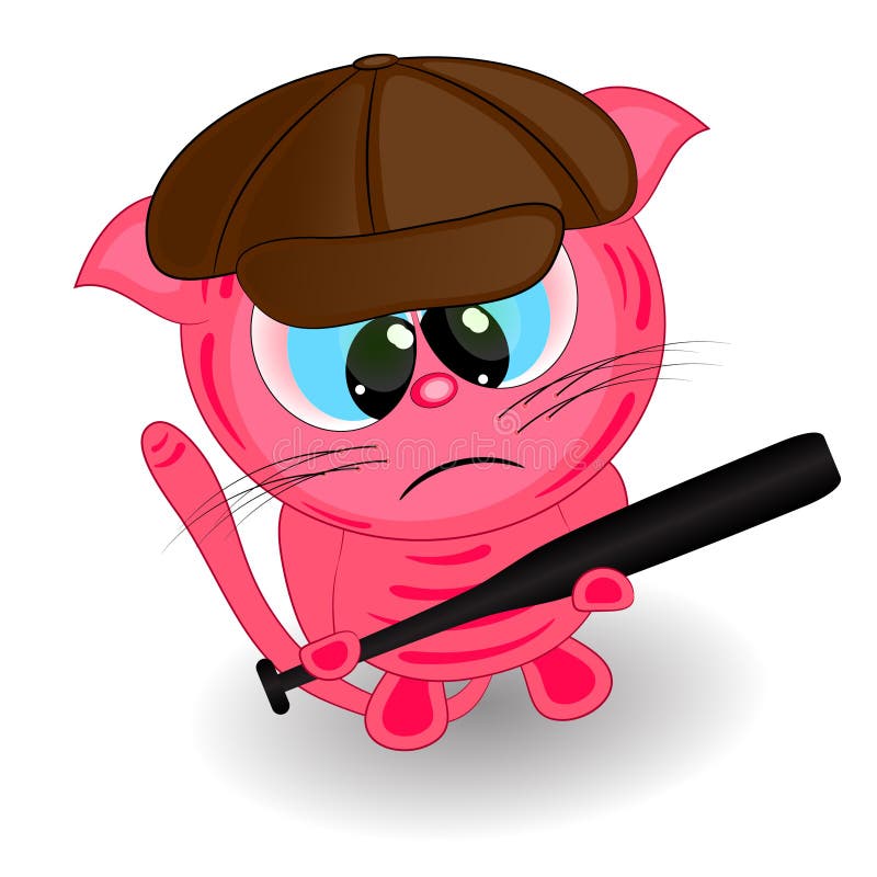 Crazy Baseball Bat Character Cartoon Stock Illustrations – 46 Crazy ...