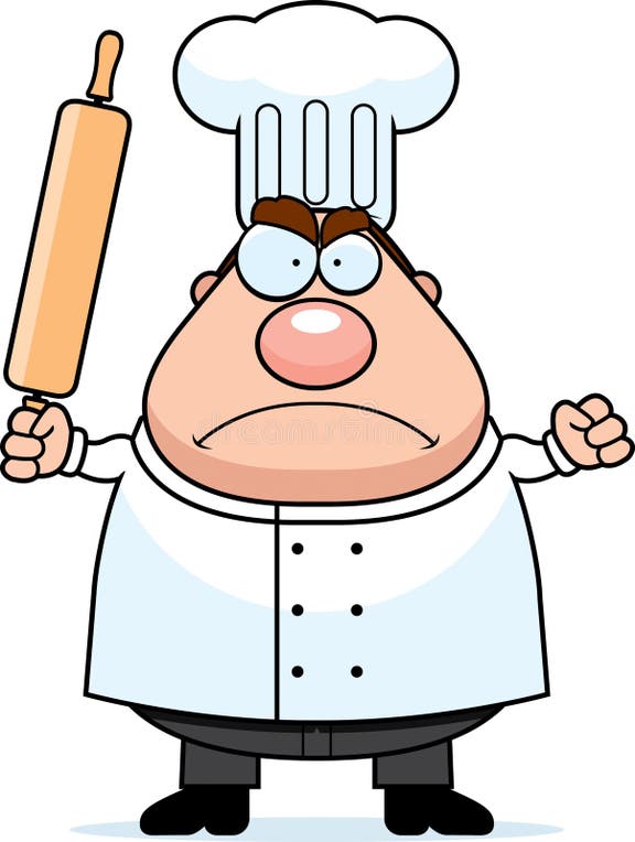 Angry Chef Cartoon Stock Illustrations – 953 Angry Chef Cartoon Stock ...