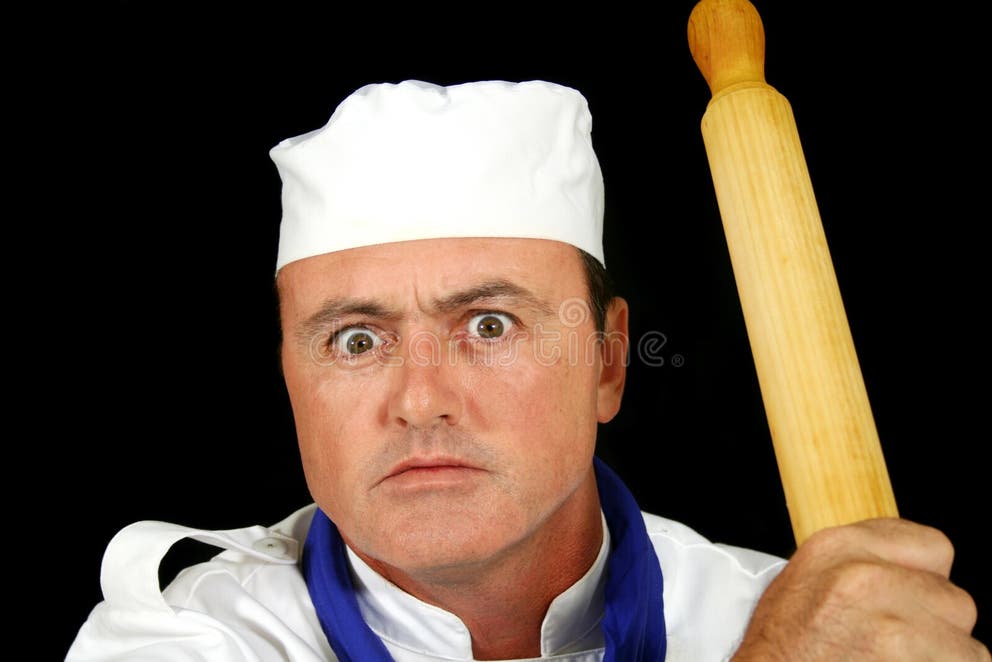 Angry Chef stock image. Image of enraged, cheffing, cooks - 1934737