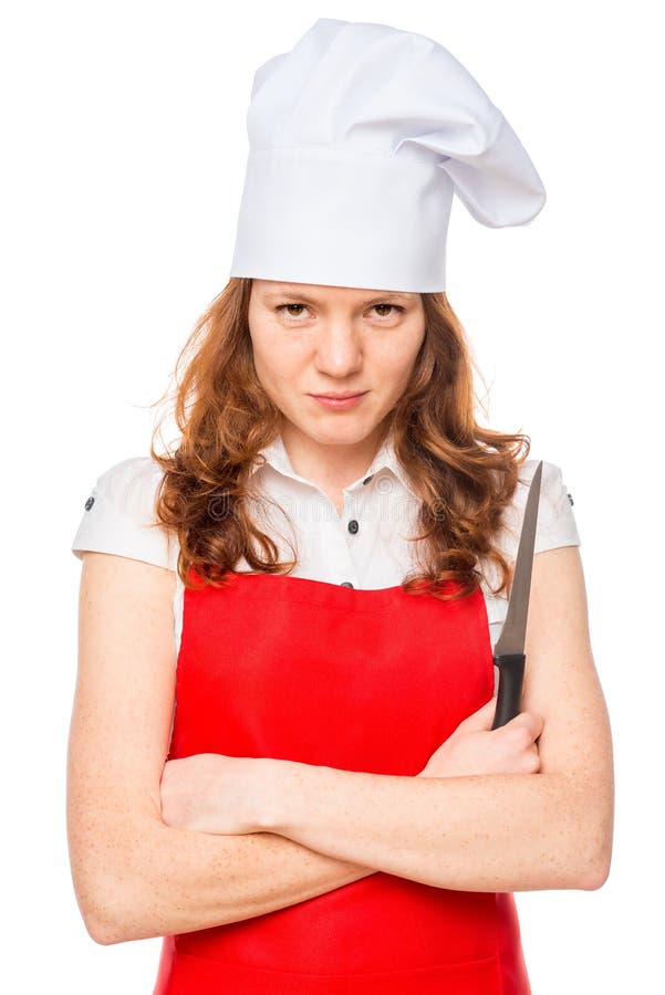 Angry chef stock photo. Image of vertical, anger, happy - 23365080