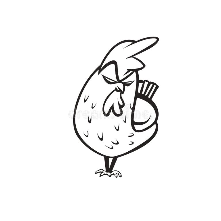 Angry Chicken Stock Illustrations – 2,199 Angry Chicken Stock ...