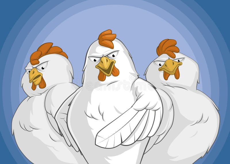 Angry Chickens Stock Illustrations – 33 Angry Chickens Stock ...