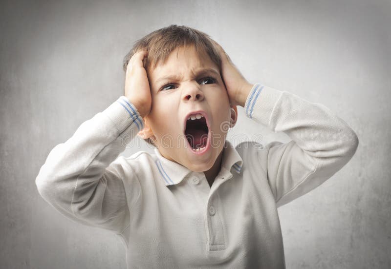 Angry child stock photo. Image of young, communication - 24434996