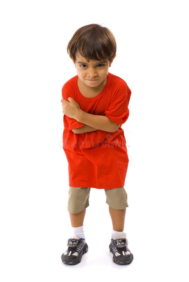 Angry Child stock photo. Image of cute, child, disappointment - 7365664
