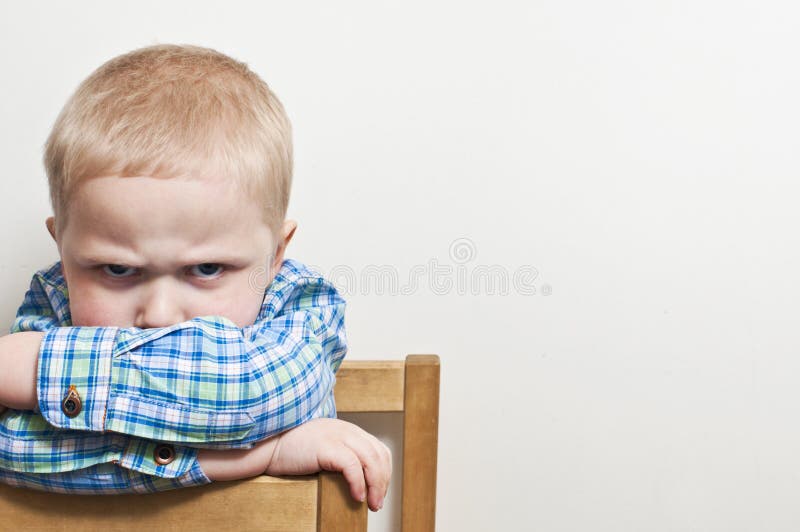 Angry child stock image. Image of depressed, solitude - 32159399