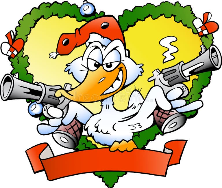Cartoon Christmas Duck Stock Illustrations – 1,213 Cartoon Christmas ...