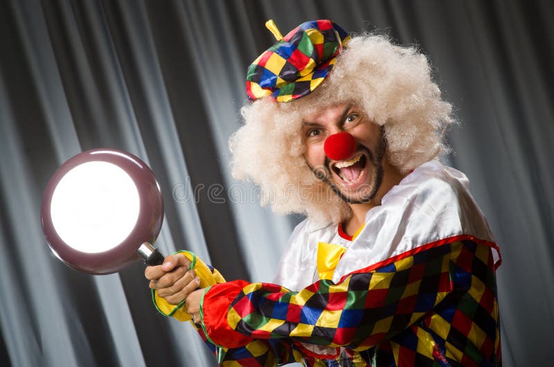 Angry the Clown stock image. Image of vicious, circus - 17743881