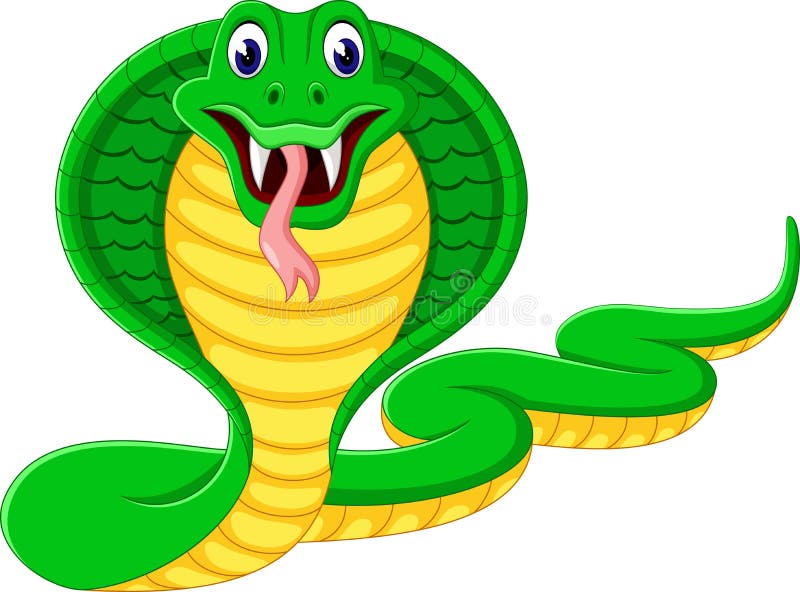 Cobra cartoon stock vector. Illustration of funny, childhood - 29185034