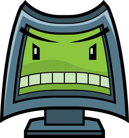 Angry Computer Stock Illustrations – 5,833 Angry Computer Stock ...