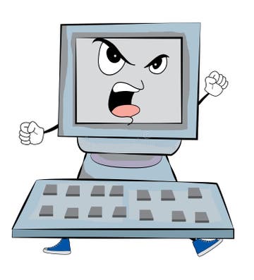 Angry Computer Stock Illustrations – 6,479 Angry Computer Stock ...