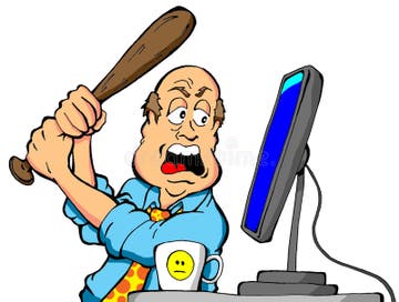 Angry Computer Stock Illustrations – 6,398 Angry Computer Stock ...