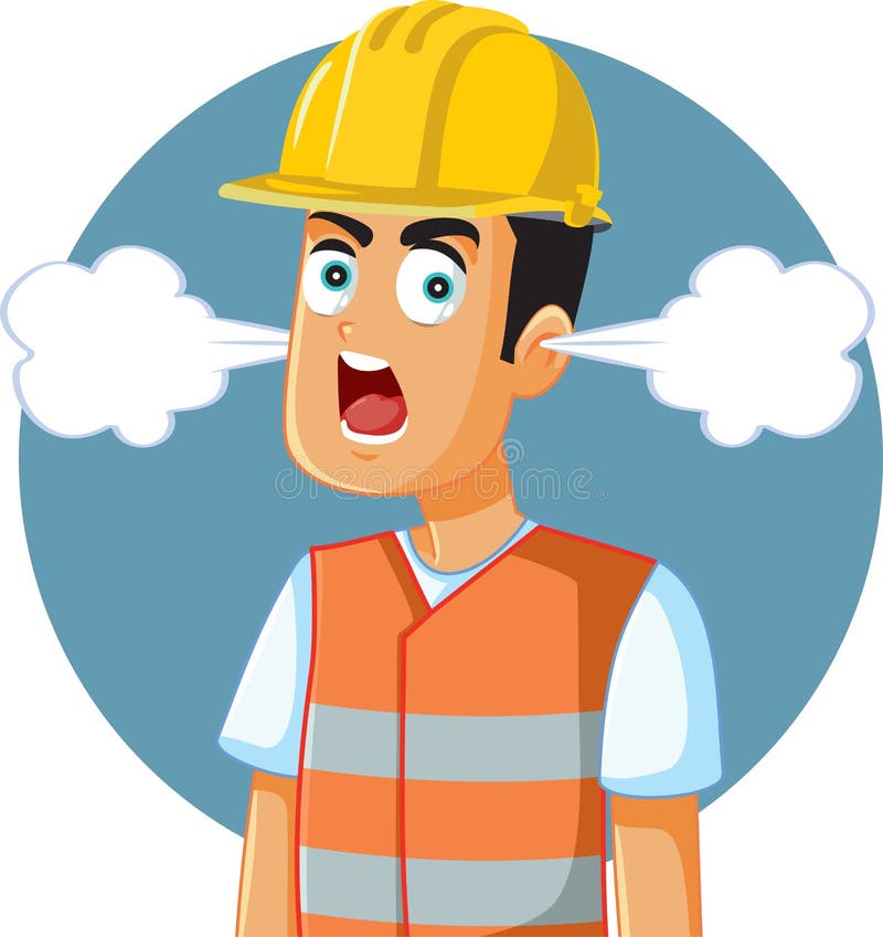Shouting Construction Stock Illustrations – 200 Shouting Construction ...