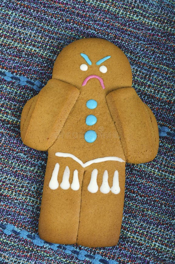 Angry cookie on a table stock photo. Image of biscuit - 80149312