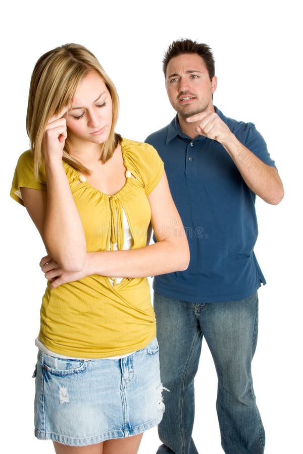 Angry Couple stock image. Image of husband, black, angry - 12843209