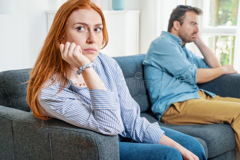 Angry Couple Arguing and Difficulties in Relationship Stock Photo ...