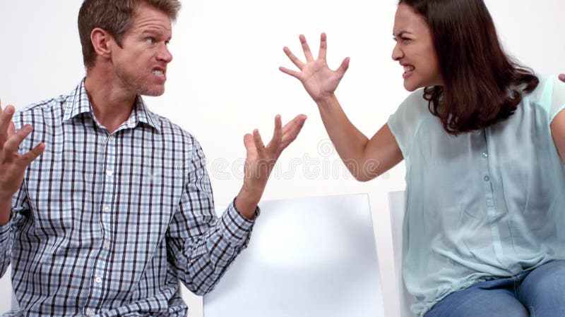 Angry Couple Teens Walk High Grass Blossom Meadow Stock Video - Video ...