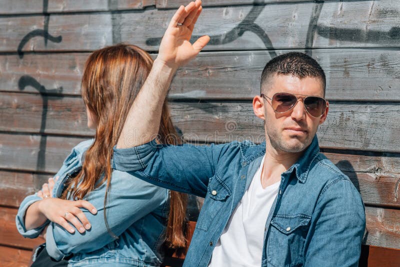 Angry couple arguing stock photo. Image of crisis, furious - 256048810