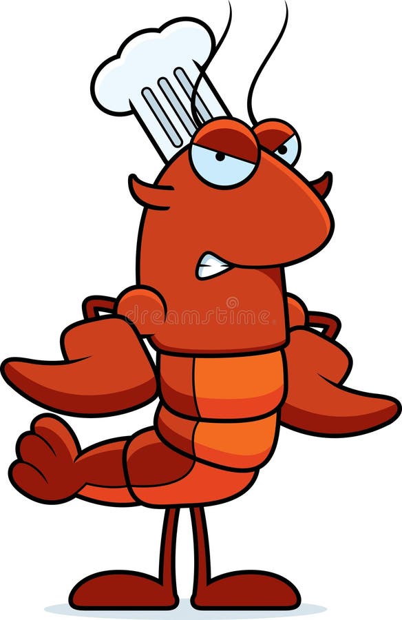 Crawfish Chef stock vector. Illustration of cuisine, cook - 24170650