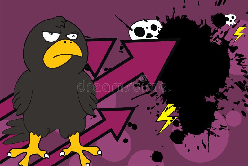 Angry Crow Stock Illustrations – 247 Angry Crow Stock Illustrations ...