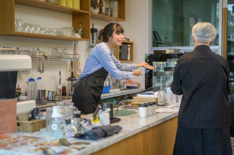 Angry Customer At Counter