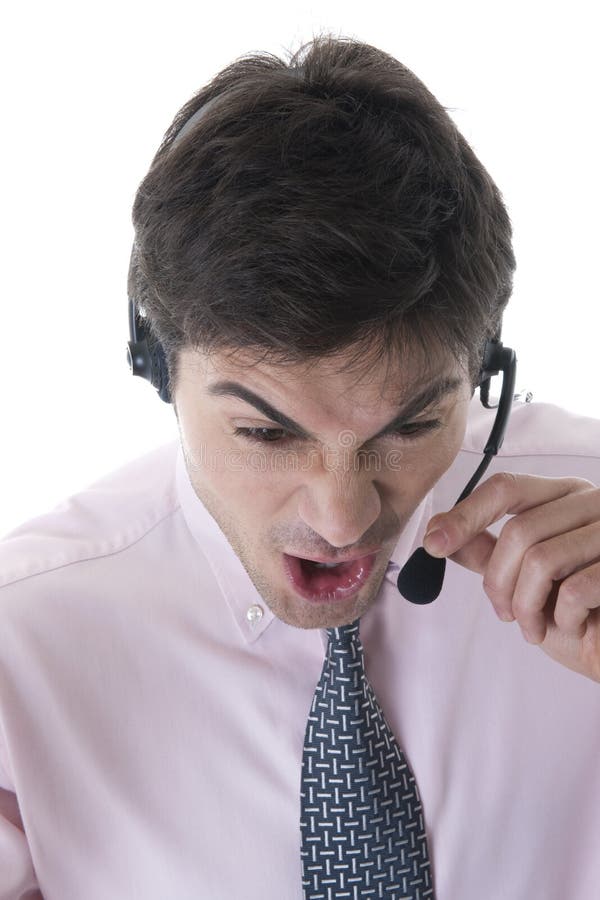 Angry Customer Service Representative Picture. Image: 17146271